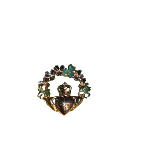 Source Unknown | Jewelry | Vintage Avon St Patrick Claddaugh Shamrock ...